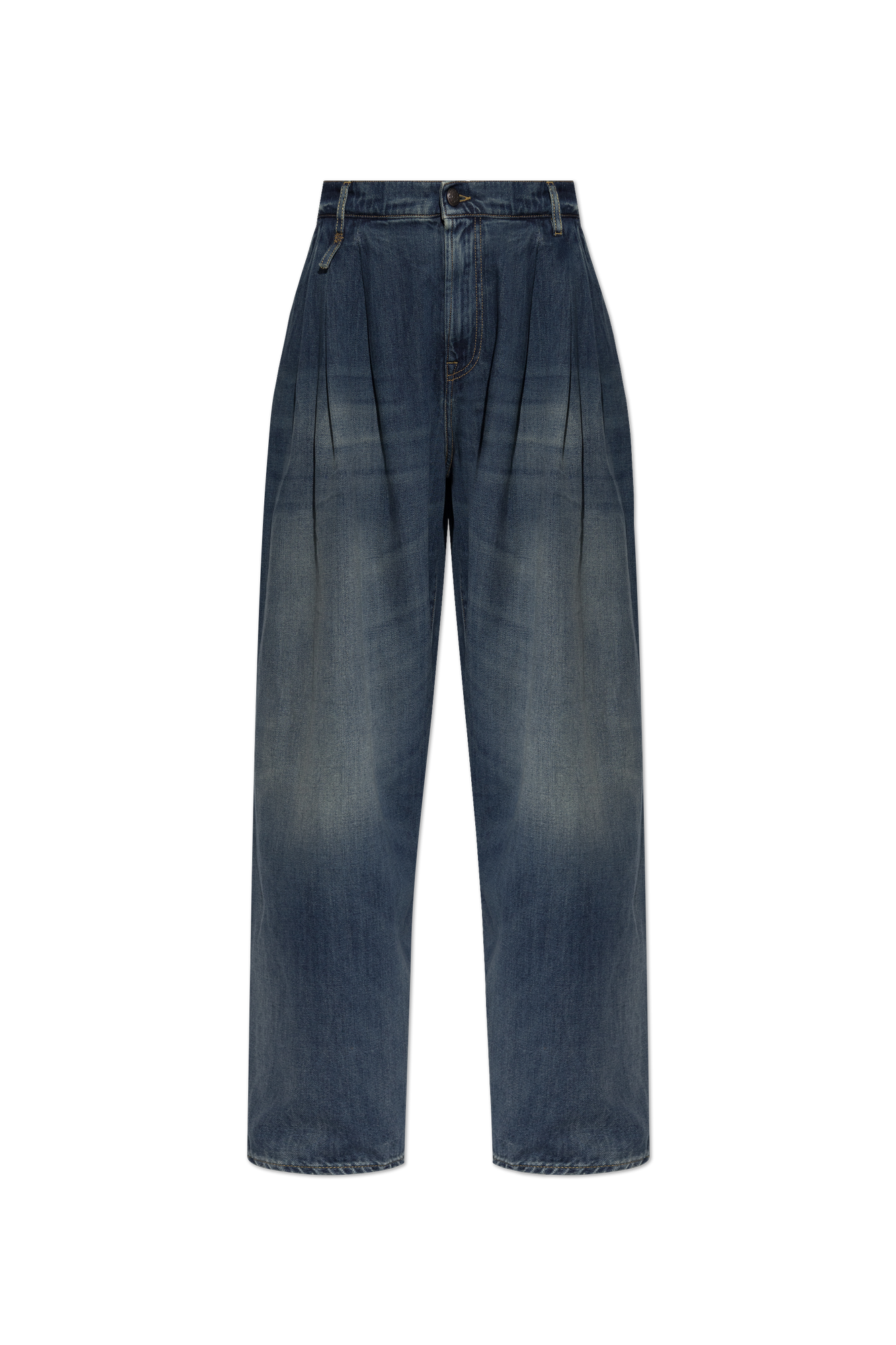 R13 R13 High Rise Flared Wide Leg Jeans